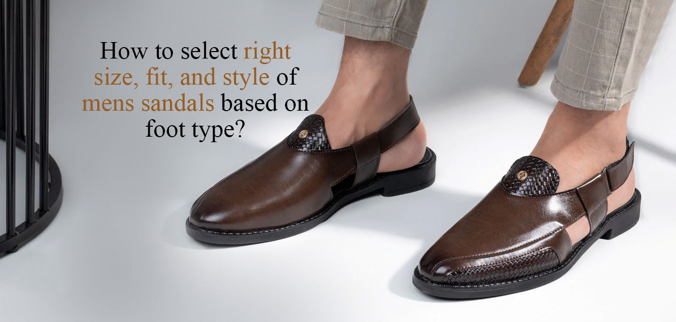 How to select the right size, fit, and style of men's sandals based on ...